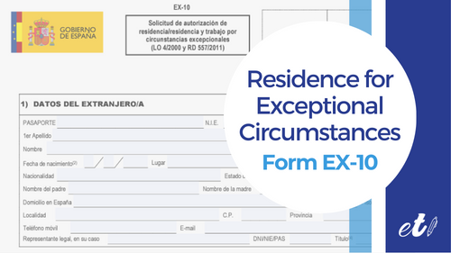 Form EX10: Exceptional Circumstances | Entre Trámites