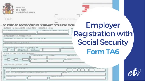 Form TA6: Registration as an Employer | Entre Trámites