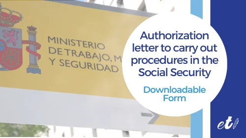 Authorization letter for procedures in the Social Security | Entre Trámites