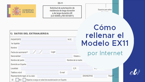 Modelo EX11 - Residencia de larga duración UE | Entre Trámites