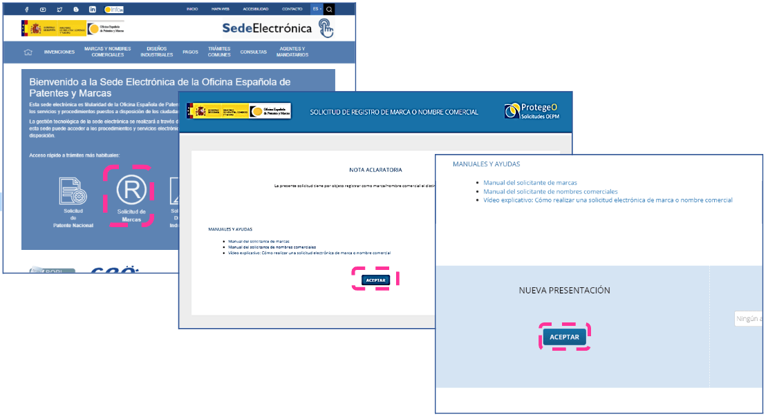 Registrar tu marca en España por internet | Entre Trámites