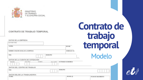 Contrato de trabajo temporal | Entre Trámites