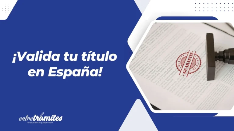 Homologar o convalidar tu título en España | Entre Trámites